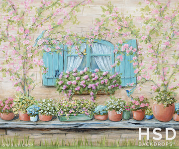 Spring Window Photo Backdrop for Mini Sessions and Studio Photography ...