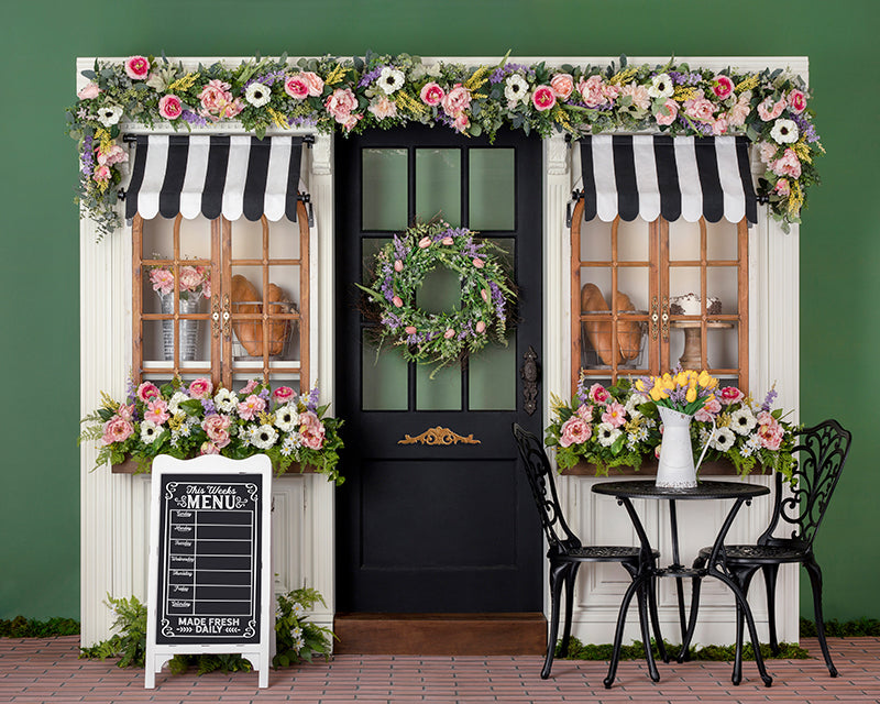 Spring Backdrop for Pictures Bakery Shop Background