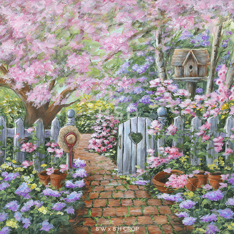 Spring Backdrop Photography. Easter Photo Backdrop for Pictures