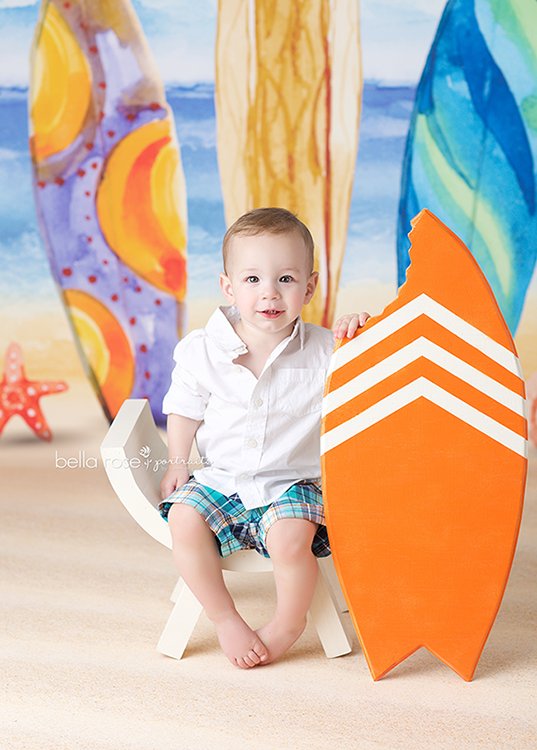 Beach Backdrop for Photography. Ocean Photo Backdrop for Summer.
