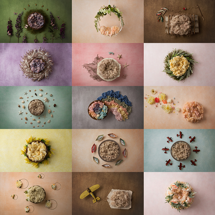 Variety Digital Backdrop, Digital Background, Digital Backdrop Newborn ...