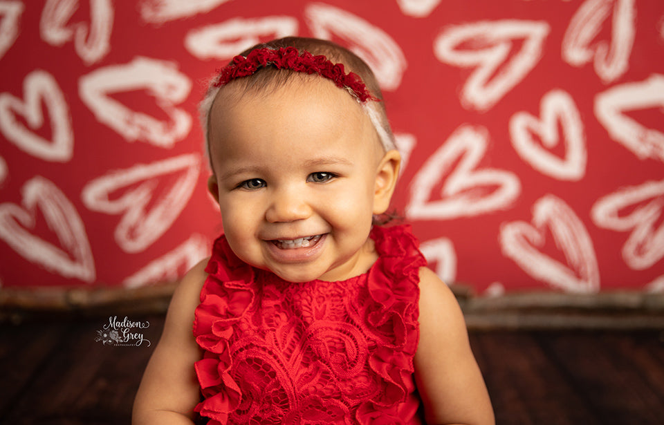 Valentine's Day Photography Backdrop Background Hello Sweetheart