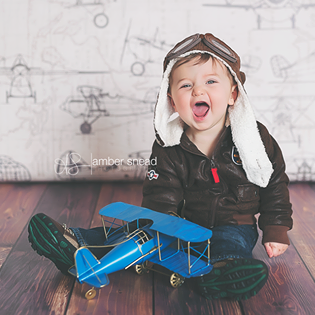 Photography Backdrop of Airplanes, Aviator Photography Background